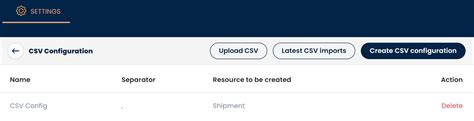 get started with csv nshift