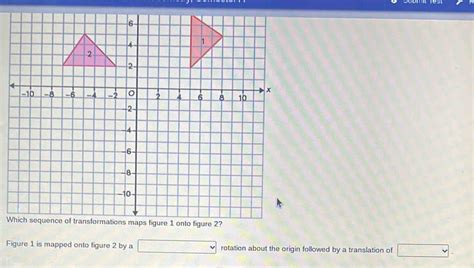 W Figure Is Mapped Onto Figure By A Rotation About The Origin Followed By A Transla