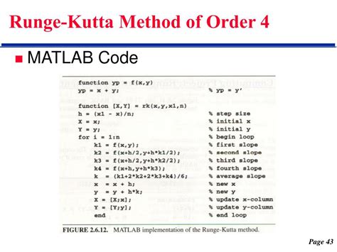 Ppt Chap 2 Numerical Methods For First Order Differential Equations