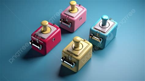 Set Of D Rendered Toggle Switch Buttons For Buying And Selling On App Or Website Background