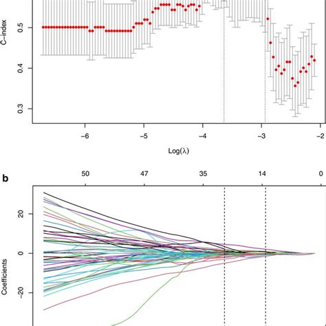 Selection Of Radiomics Features Before Treatment Via The Least Absolute