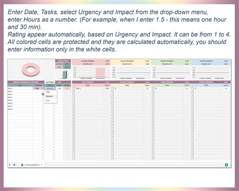 Priority Matrix Prioritization Matrix Action Project Etsy Australia