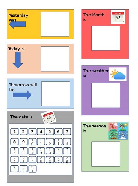 Interactive Calendar Folder By Speds And Giggles Tpt