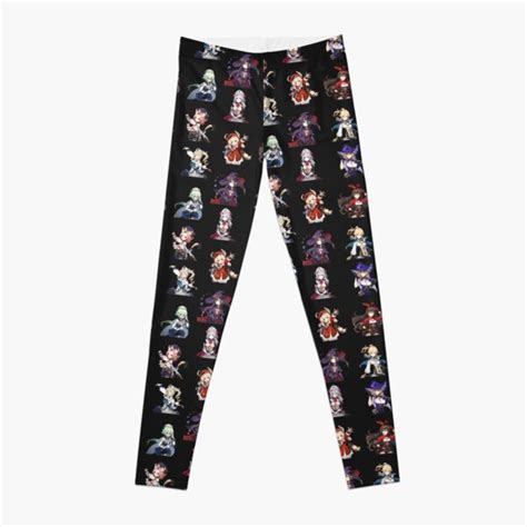 Genshin Impact Characters Sticker Set Leggings Genshin Impact Shop Official Genshin Impact