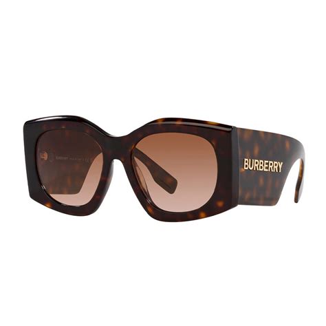 Burberry Madeline Brown Gradient Irregular Ladies Sunglasses Be4388u