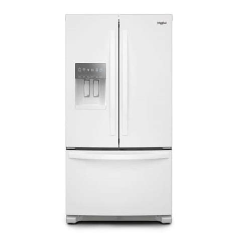 Whirlpool 36 In 247 Cu Ft Wide French Door Bottom Mount