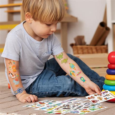 Emome 250 Estilos De Tatuajes Temporales Para Niños Tatuajes Para