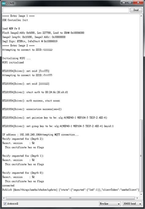 Use Amazon AWS IoT Shadow Service Realtek IoT Wi Fi MCU Solutions