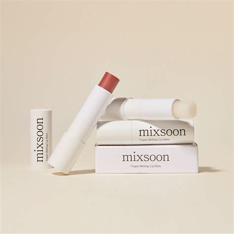 Mixsoon Vegan Melting Lip Balm 4 1g Clear Epeul