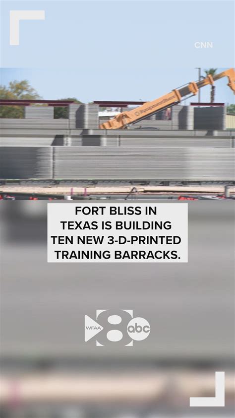 Fort Bliss Constructing 3d Printed Barracks