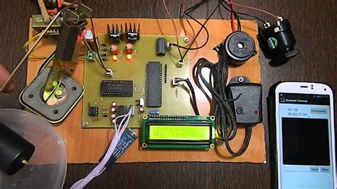 Android Based Vehicle Fuel Theft Detection Using Bluetooth And Level Sensor YouTube