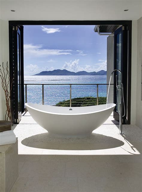 Luxury Bathrooms With View Of A Beach Oceanfront Corner View Luxury 2