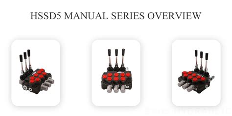 Hssd5 Manual Directional Control Valve Bxhs Hydraulic