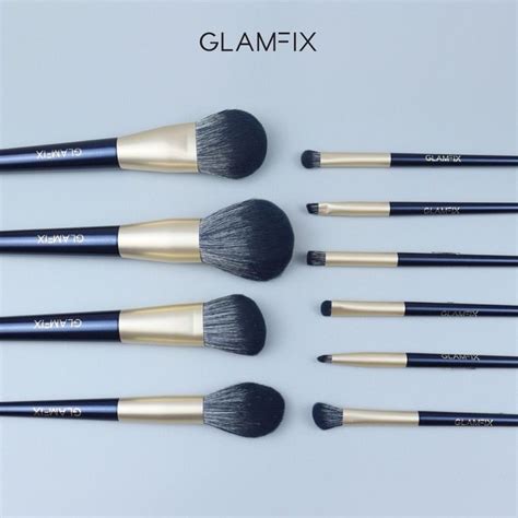 Jual Glamfix Luminous Brush Set 10pcs Shopee Indonesia