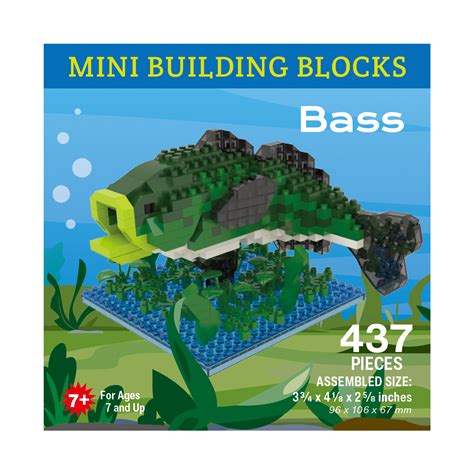 Bass Fish Mini Block Set