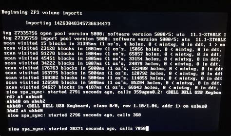 boot stuck at beginning zfs volume imports truenas community