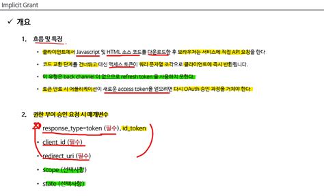 Oauth 20 권한부여 유형 Implicit Grant Type