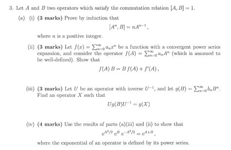 linear algebra problem with commutator relations mathematics stack