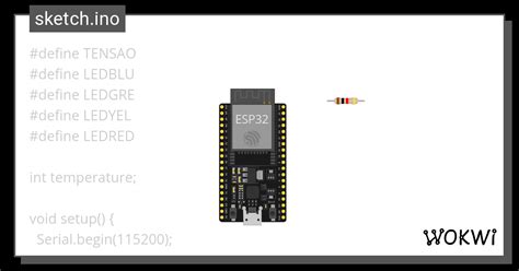 Termometer Wokwi ESP STM Arduino Simulator