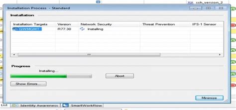 Checkpoint Firewall Policy Rules Configuration Network Interview
