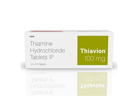 Thiamine 100 Mg Tablets Iosis Remedies