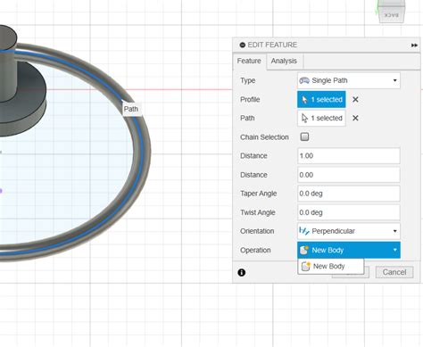 No Cut In Sweep Tool Autodesk Community
