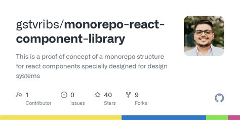 Github Gstvribsmonorepo React Component Library This Is A Proof Of