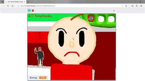 Baldi Scratch Mods 1 Elmos Basics Red Baldi Youtube
