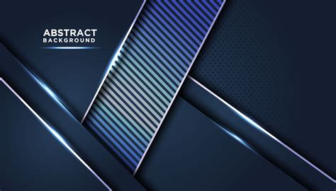 Dark Blue Abstract Background Layers With Striped Accent 833538 Vector