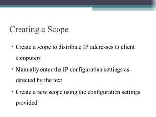 Wintel Ppt For Dhcp PPT Computer Networking Computing