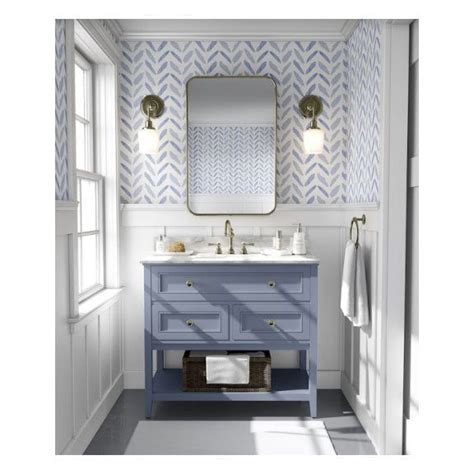 Parker Chevron Ocean Wallpaper Swatch Small Bathroom Wallpaper