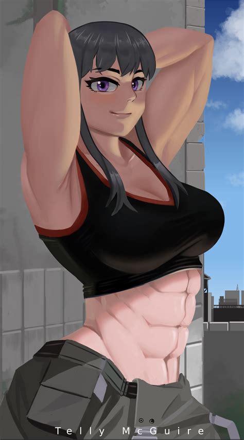 Maki Oze Fire Force Rmusclegirlart