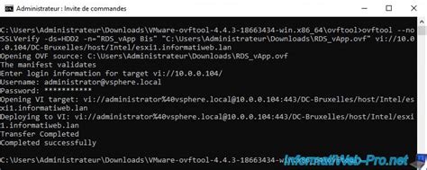 Export And Import Vapps From The Vsphere Client Or Via Ovf Tool On Vmware Vsphere 67 Vmware