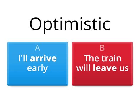 Optimistic Or Pessimistic Quiz