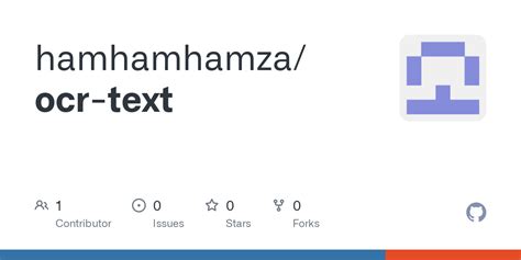 GitHub Hamhamhamza Ocr Text