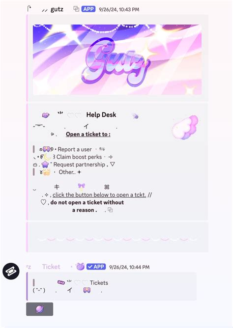 Discord Server Ticket Webhook Discord Save Banner