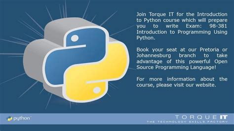Torque It On Linkedin Introduction To Python At Torque It