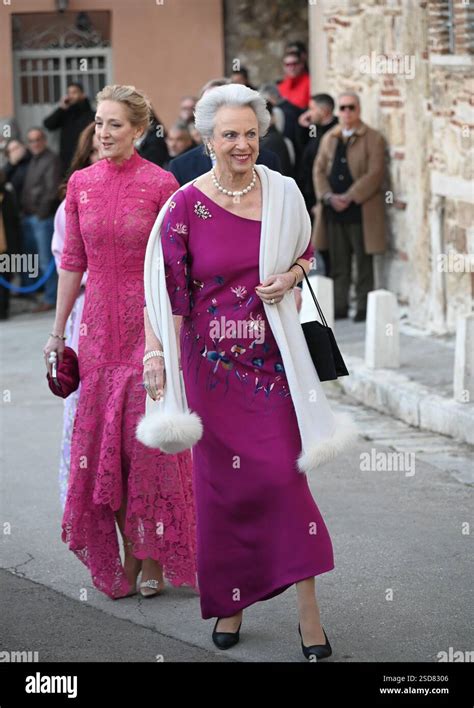 Athens Greece 7 February 2025 Princess Alexandra Of Sayn Wittgenstein Berleburg And Princess