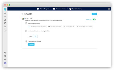 how to collect in app feedback using android sdk