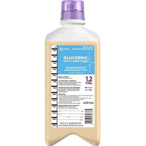 Glucerna 1 5 Cal Tube Feeding Formula Shop At Carewell