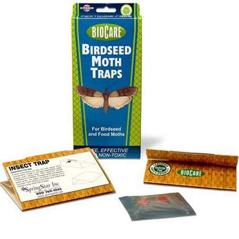 Biocare Birdseed And Pantry Moth Traps With Pheromone Lures Nontoxic