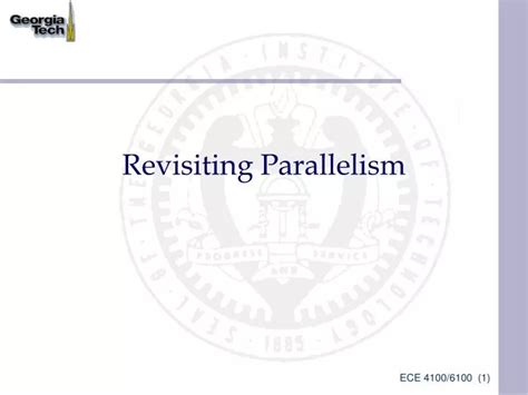 Ppt Revisiting Parallelism Powerpoint Presentation Free Download