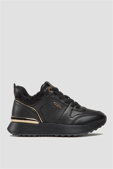 Женские черные кроссовки Guess FL8DD2.ELE12;BLACK — Ultrashop