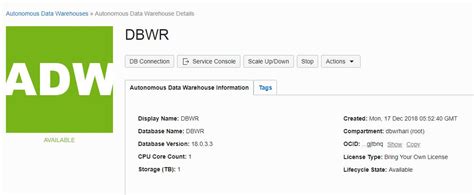 Step By Step Creation Of Oracle Autonomous Data Warehouse Cloud Service Oracledbwr