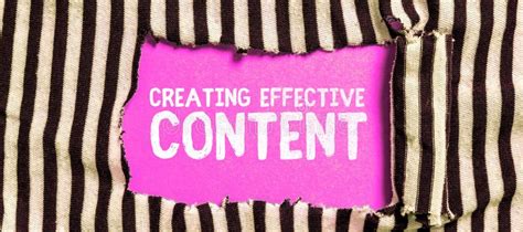 Text Showing Inspiration Creating Effective Content Business Concept Valuable Information