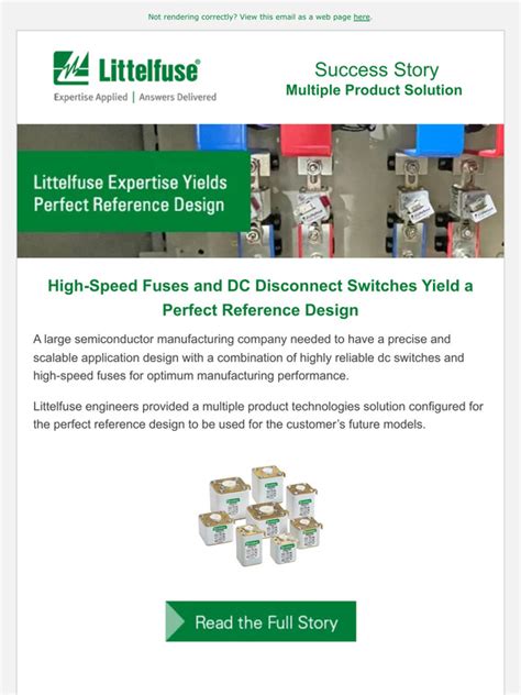 Littelfuse Customer Sees Growth Opportunity With New Reference Design Milled