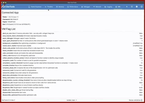 Devtools Info Page Ux Punch List 2020 · Issue 1957 · Flutterdevtools