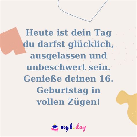 ⇒ Glückwünsche Zum 16 Geburtstag 80 Junge Sprüche