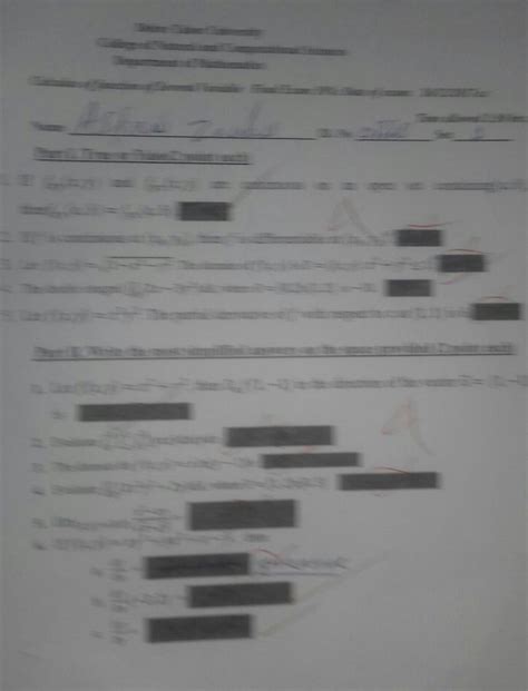 If Fxxy And Fyxy Are Continuous On An Open Set Containing Ab