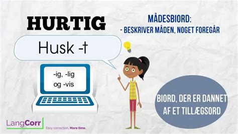 Adverbier: Biord med eller uden -t - YouTube